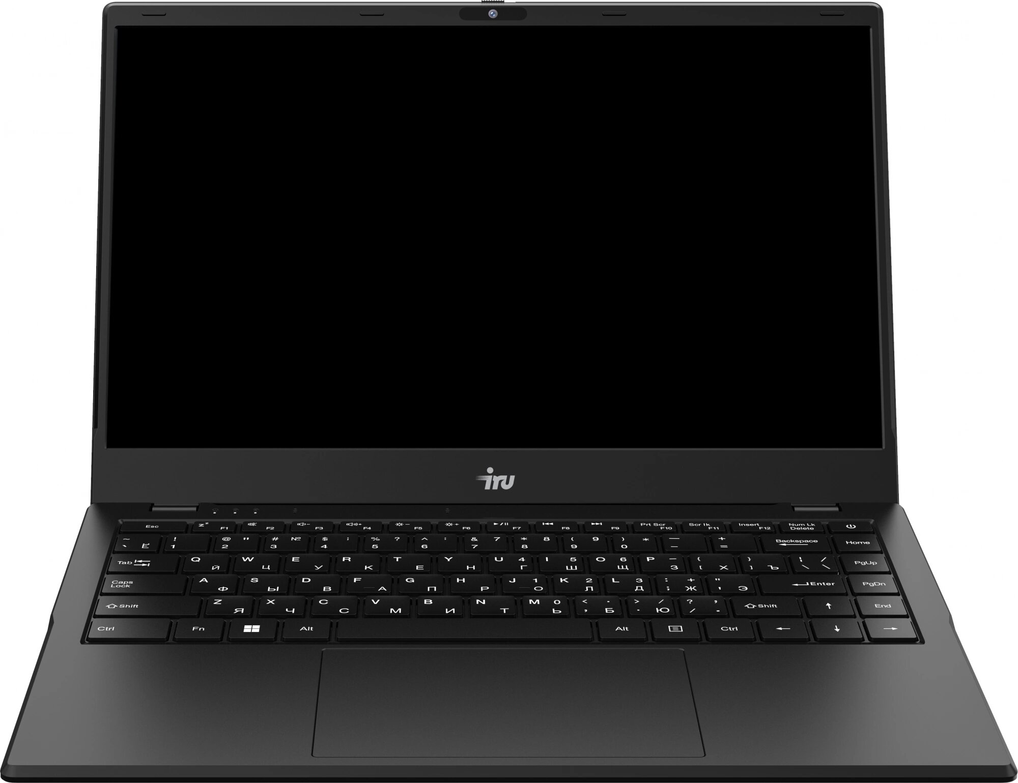 Ноутбук IRU Planio 14ING N-series N100 8Gb SSD256Gb Intel UHD Graphics 14" IPS FHD (1920x1080) FreeDOS black WiFi BT Cam 6000mAh (2058902)