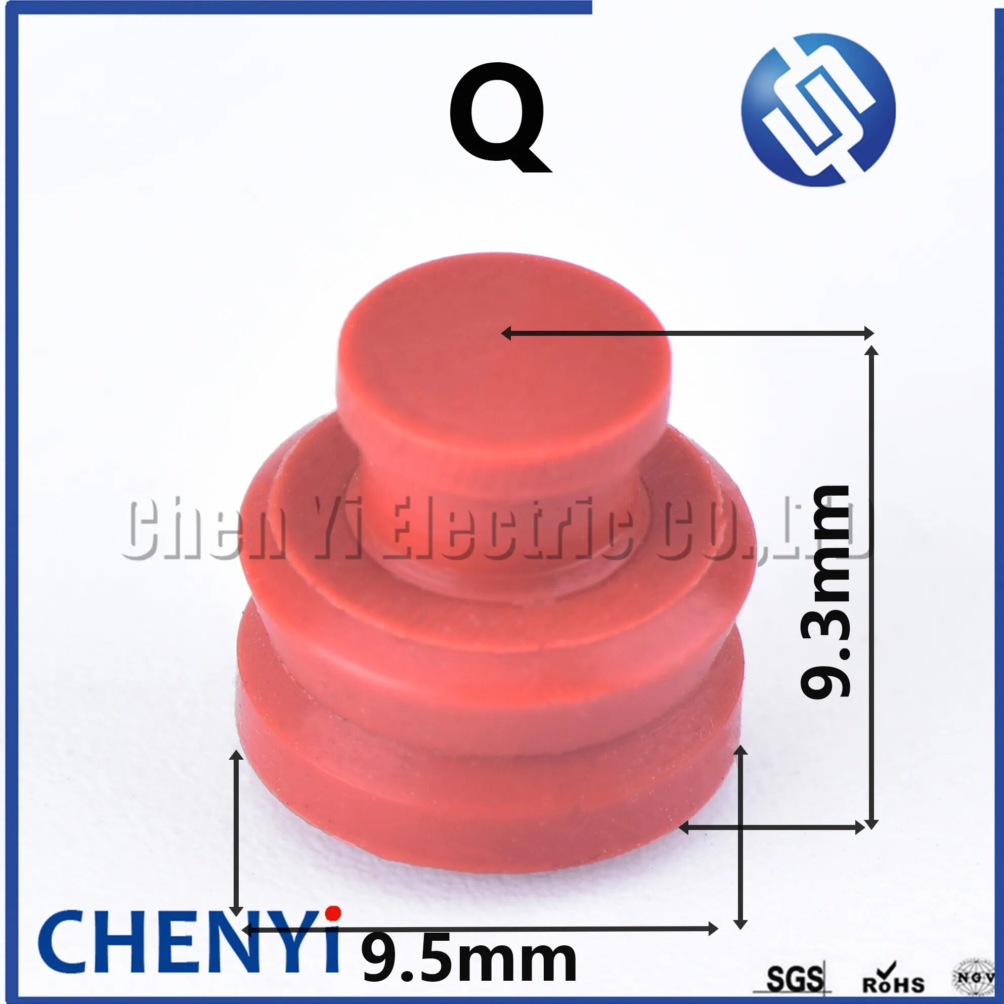 100шт. Кольца для разъемов Q типа, цвет: 100pcs