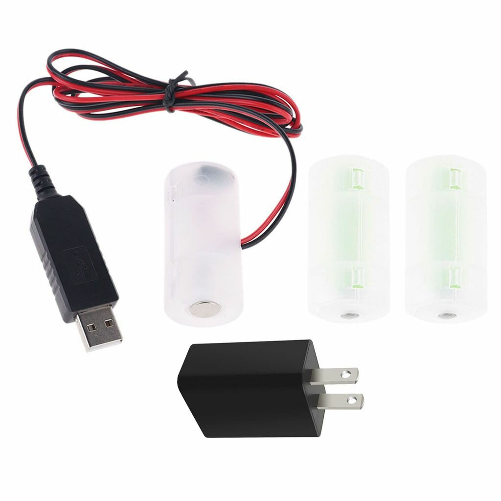 Универсальная батарея LR14 c USB-кабелем 1-4x