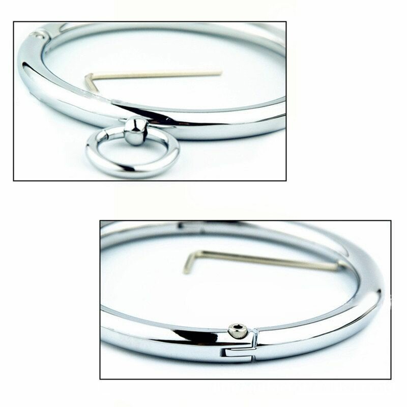 Ошейник бдсм для секса, тяжелый, металлический, секс игрушка