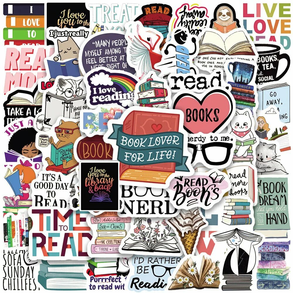 Наклейки для книг, 50pcs, цвет 50pcs