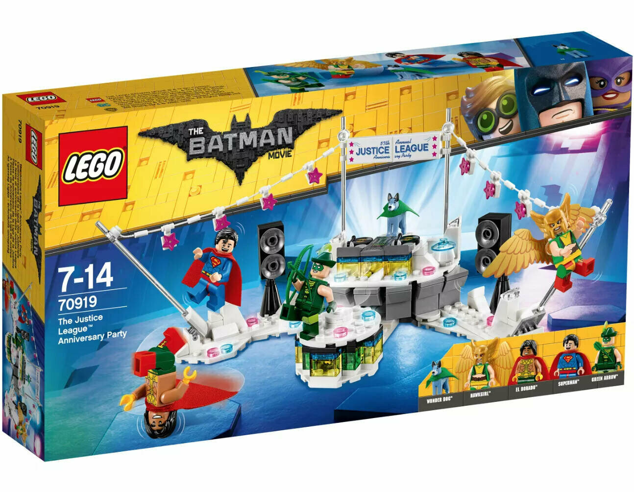 Конструктор LEGO The LEGO Batman Movie 70919 Вечеринка Лиги Справедливости, 2018 год