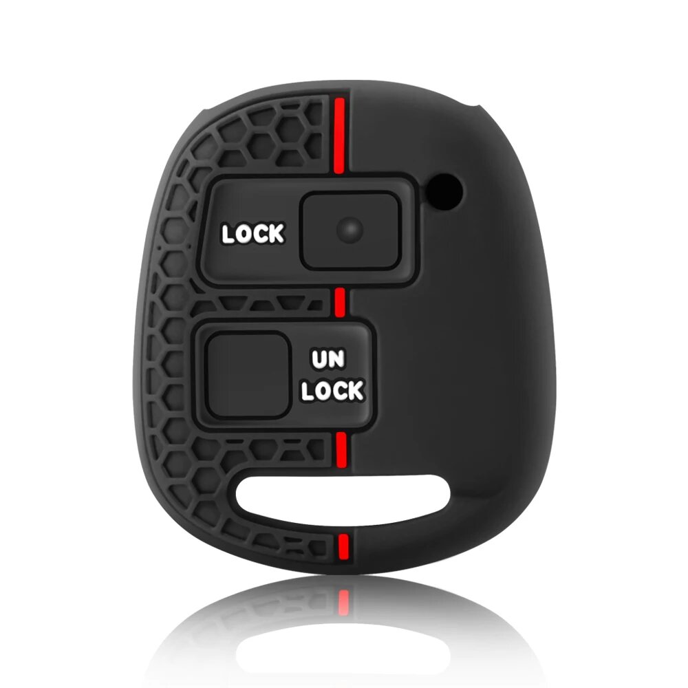 Силиконовый чехол для ключа автомобиля Lexus RX 330 Is200 для Toyota RAV4 Land Cruiser 120 Prado Corolla Land Cruiser Avensis Yaris Camry 2 Button