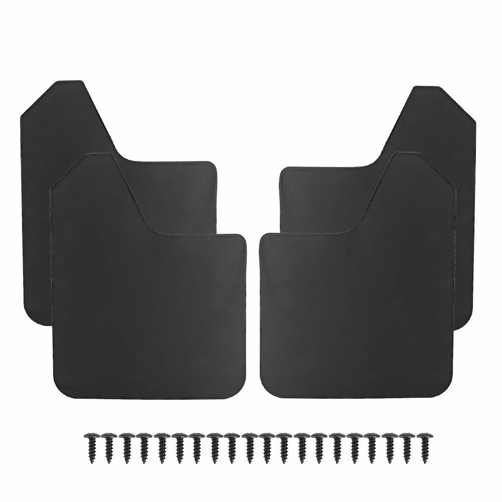 MF12-BAS-BLK универсальные брызговики для автомобилей, 4 упаковки