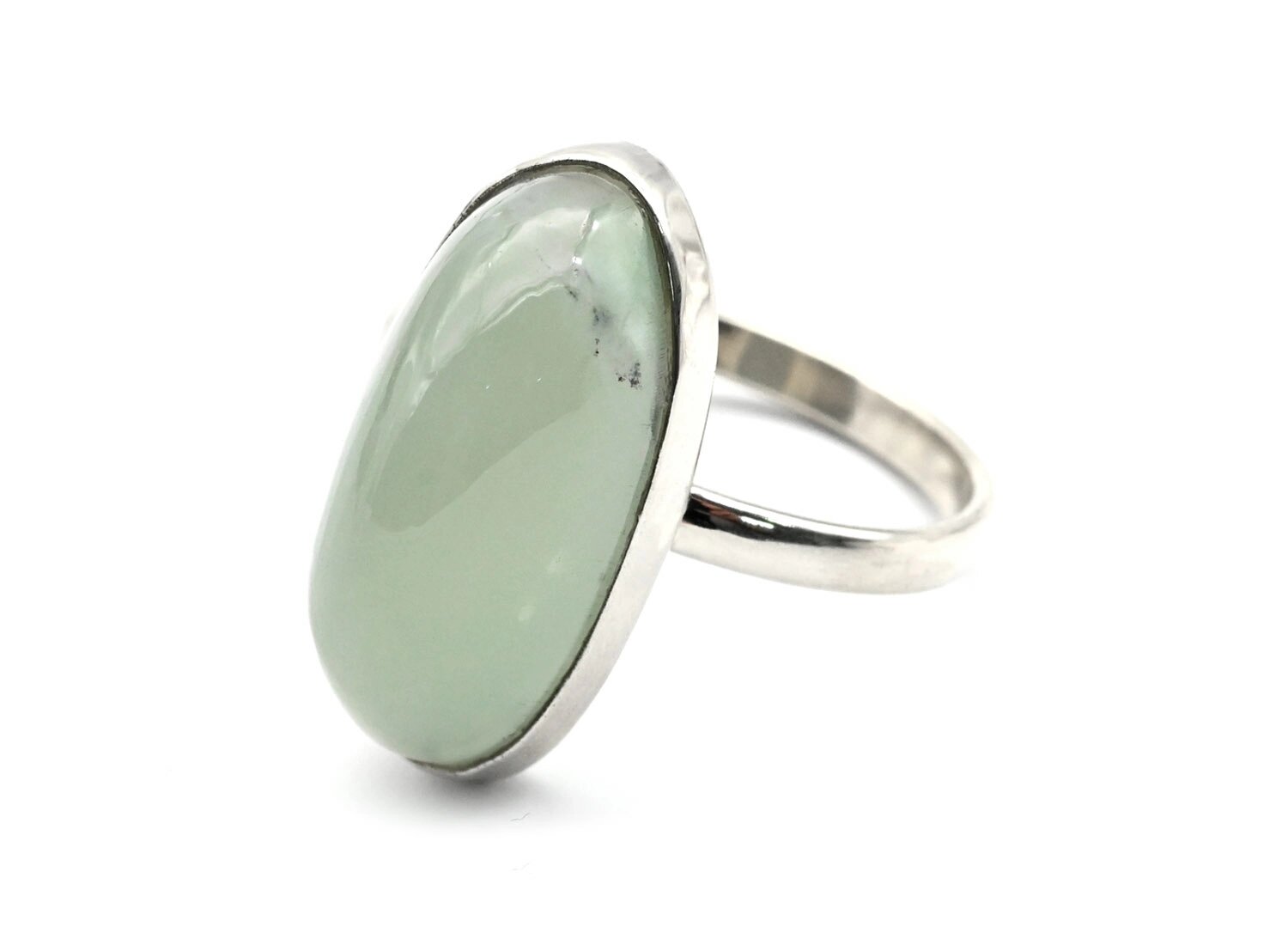 Кольцо, хризопраз