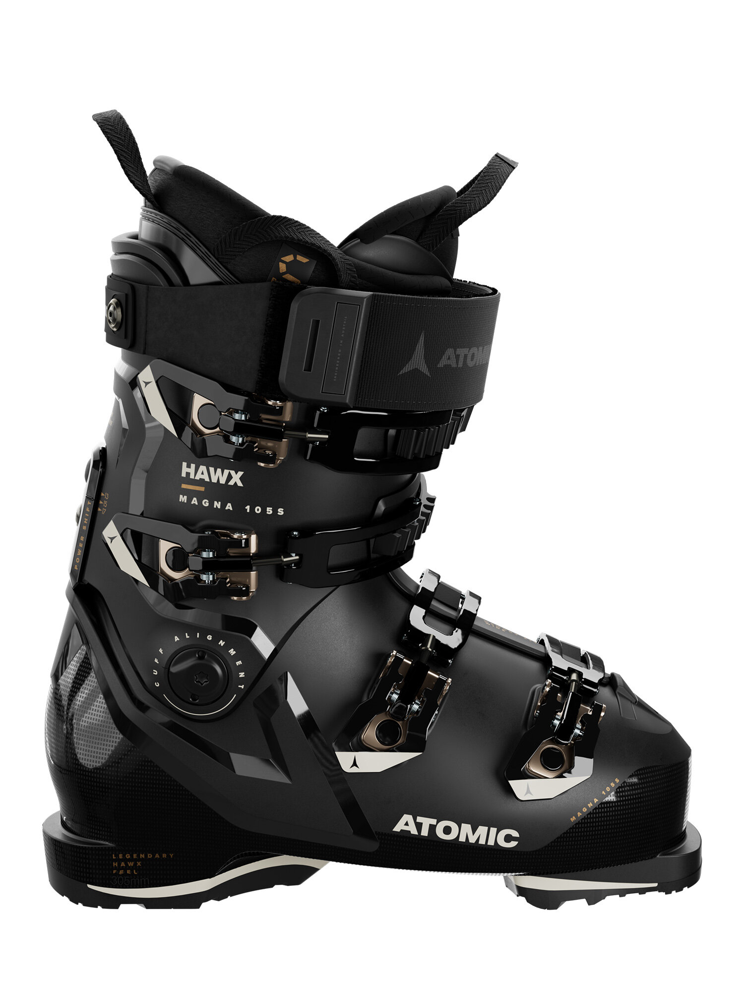 Горнолыжные ботинки ATOMIC Hawx Magna 105 S GW Black/Stone/Gold (см:24,5)