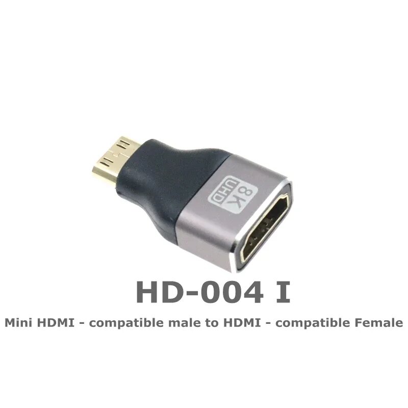 Переходник Mini HDMI - HDMI, 8K, Цвет: CM AF