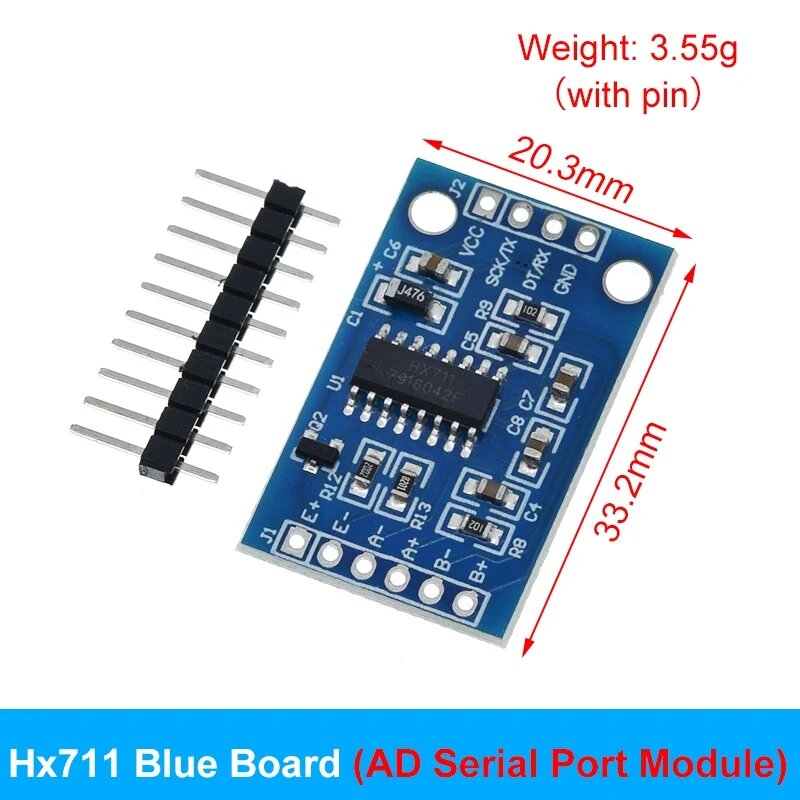 Датчик веса HX711 Blue (AD Serial Port Module)