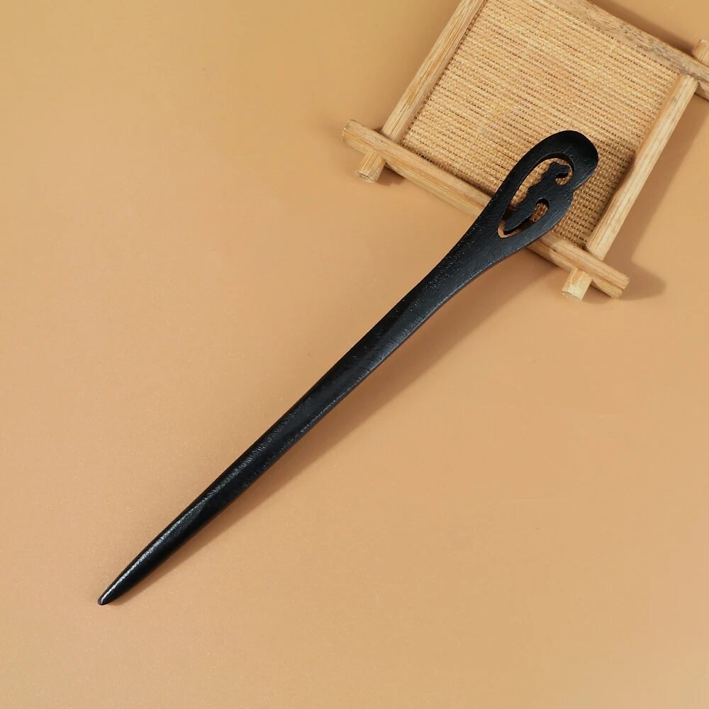 Деревянные палочки для волос 49 стилей Темно-синий, Style 44