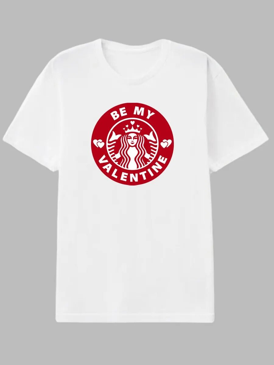 Футболка be my valentine