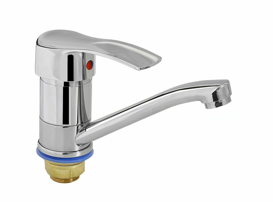 Смеситель для кухни Профсан ПСМ-215-КТ/023, однорычажный, хром