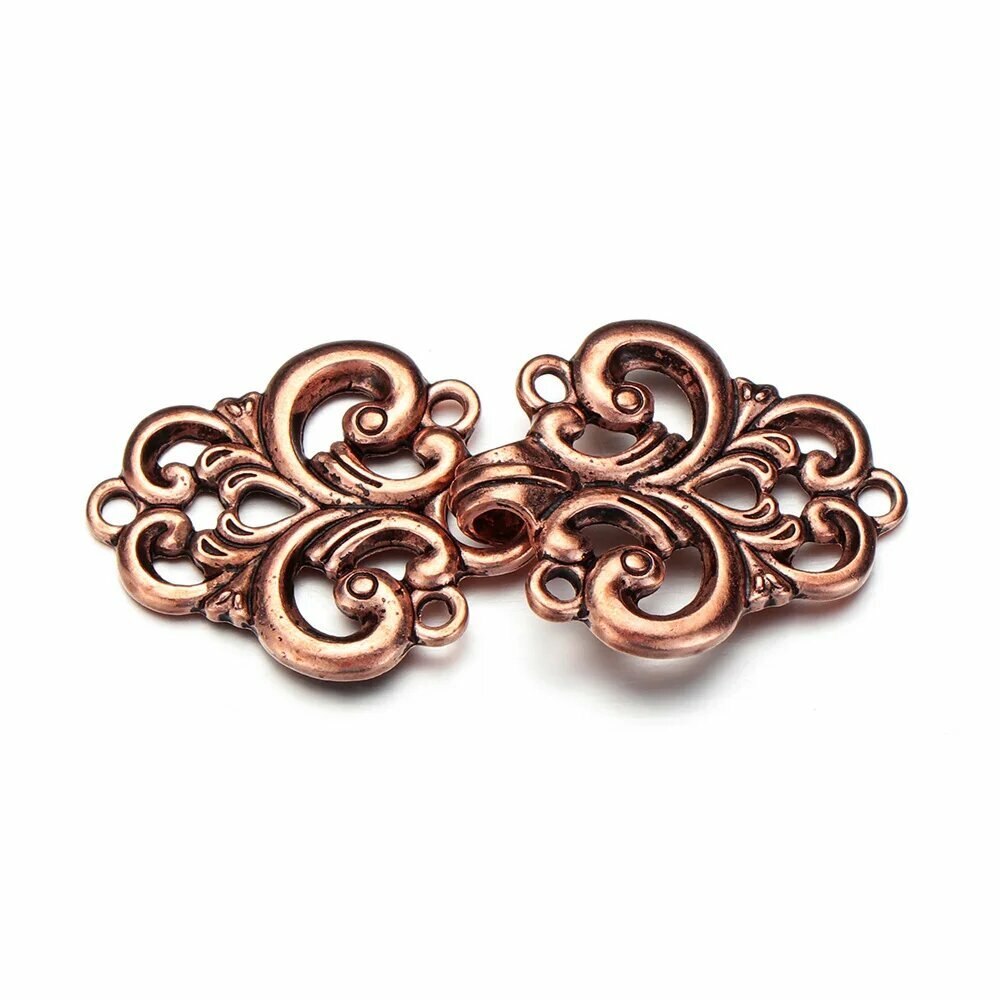 Металлический зажим для свитера, кардигана, Antique Copper