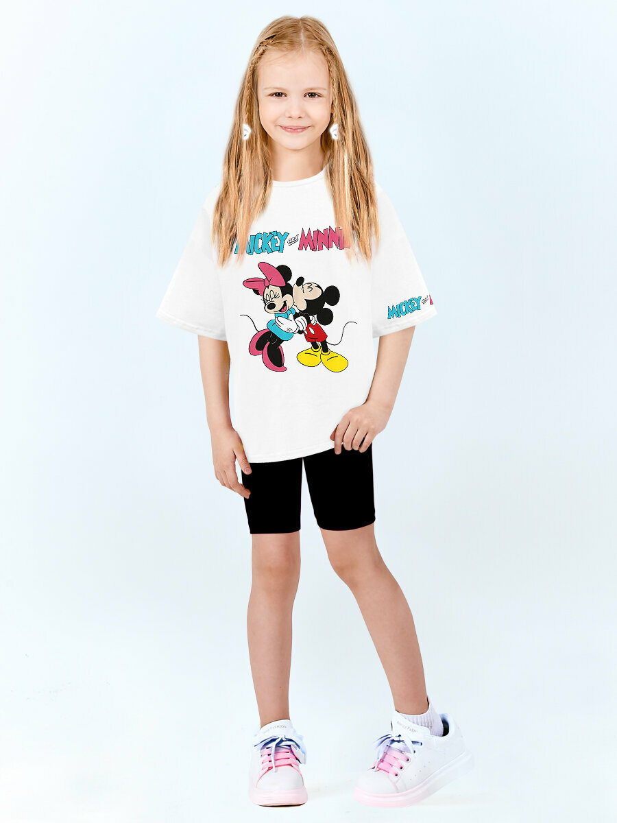 Комплект одежды детский с велосипедками летний хлопок