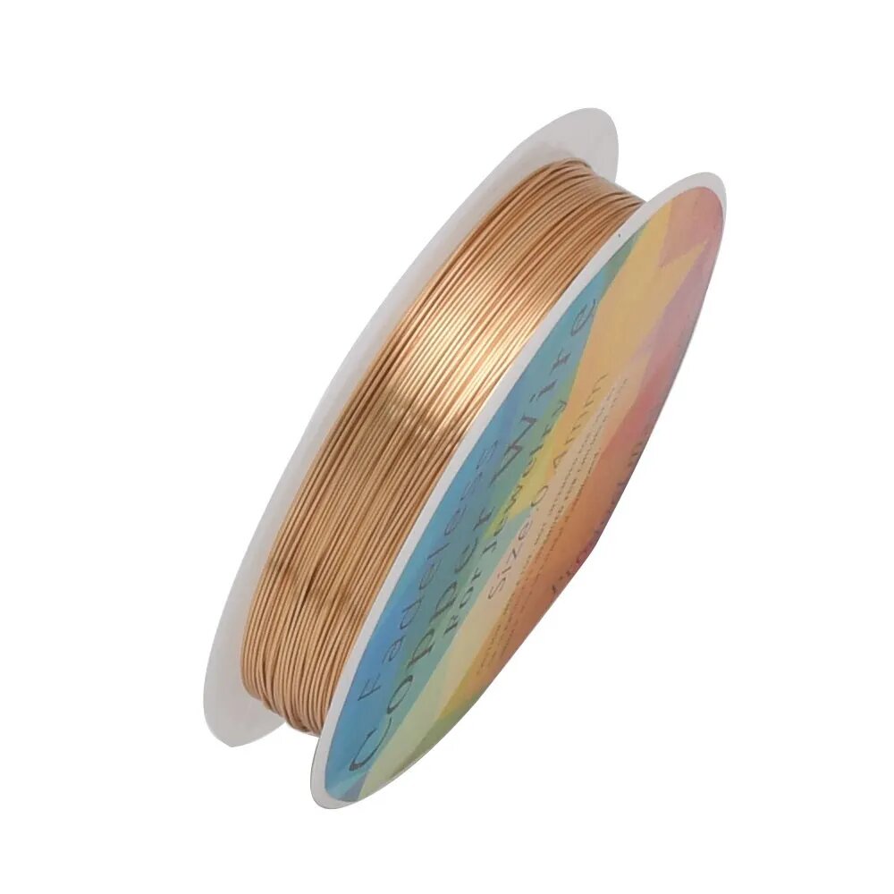 Медная проволока 0.2mm, 25M, kc gold colour