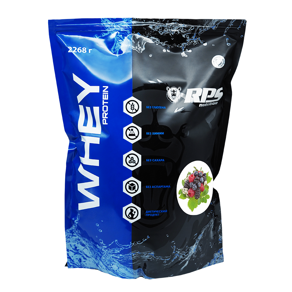 Сывороточный протеин RPS Nutrition Whey Protein - 2268 г, лесные ягоды