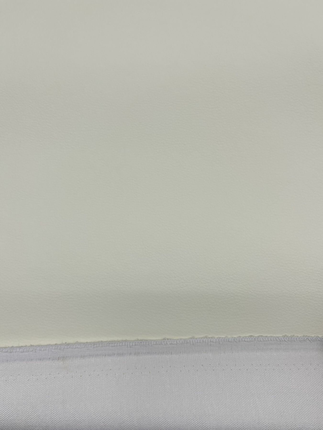 Ткань №28 (кожа слип белая), 1 метр