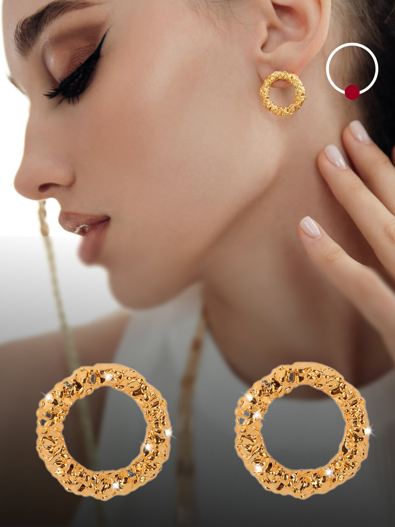 Серьги пусеты