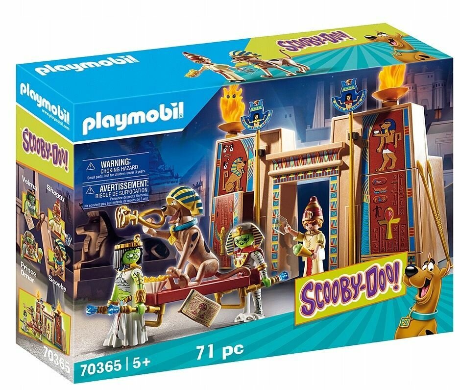 Конструктор Playmobil SCOOBY-DOO! - Приключение в Египте - Плеймобиль скуби ДУ 70365