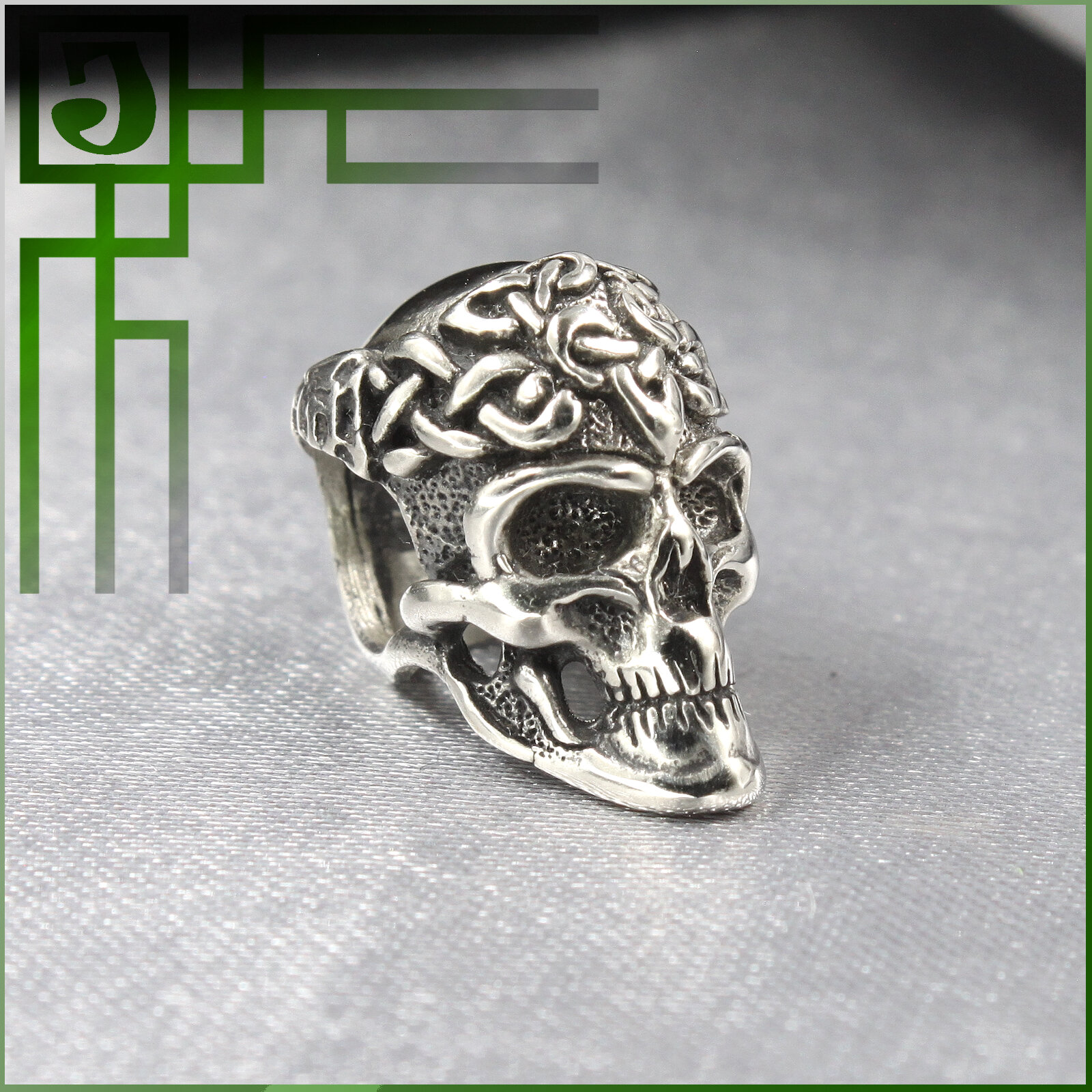 Бусина для браслета с кельтским черепом Joker-studio