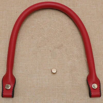 Ремешок для ручной клади, сумки, аксессуары, кожаная ручка, женская сумочка Красный, dark red 43cm