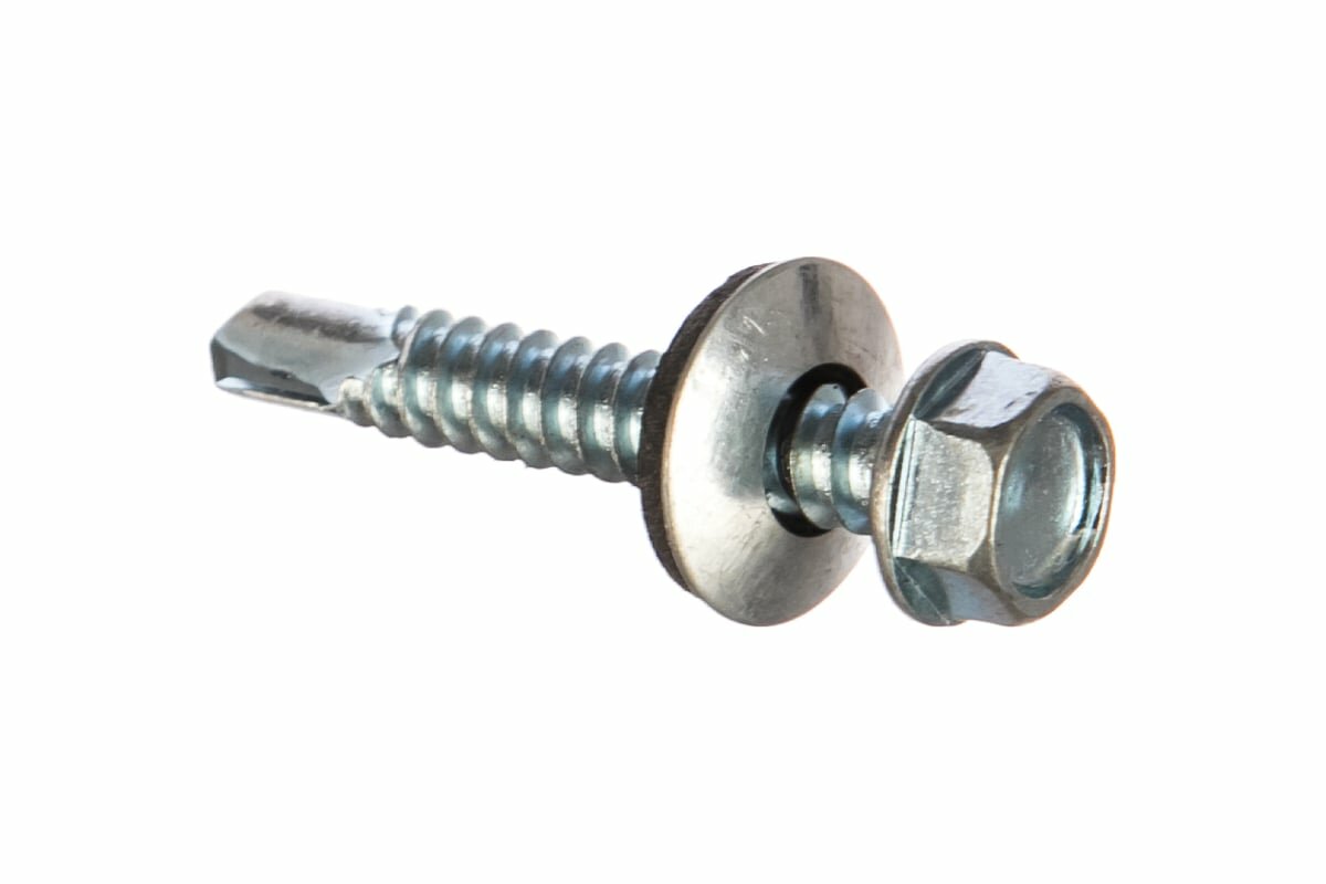 Качественный крепеж Кровельный саморез 6,3\ 38 цинк85 85 шт 0500197 КЧ