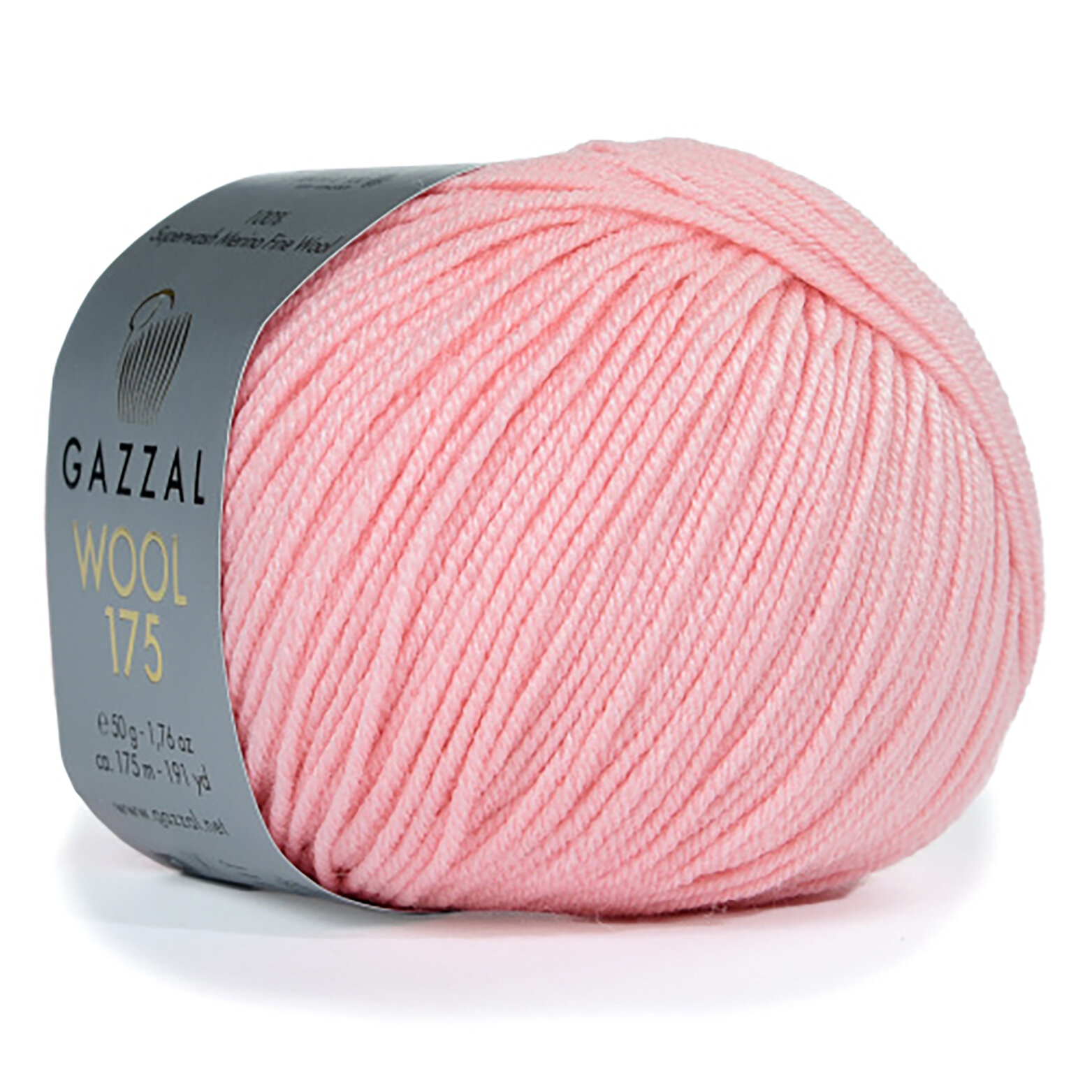 5 Мотков, Gazzal Wool 175, 100% Тонкая шерсть мериноса супервош / 50 гр. - 175 м, Цвет-328