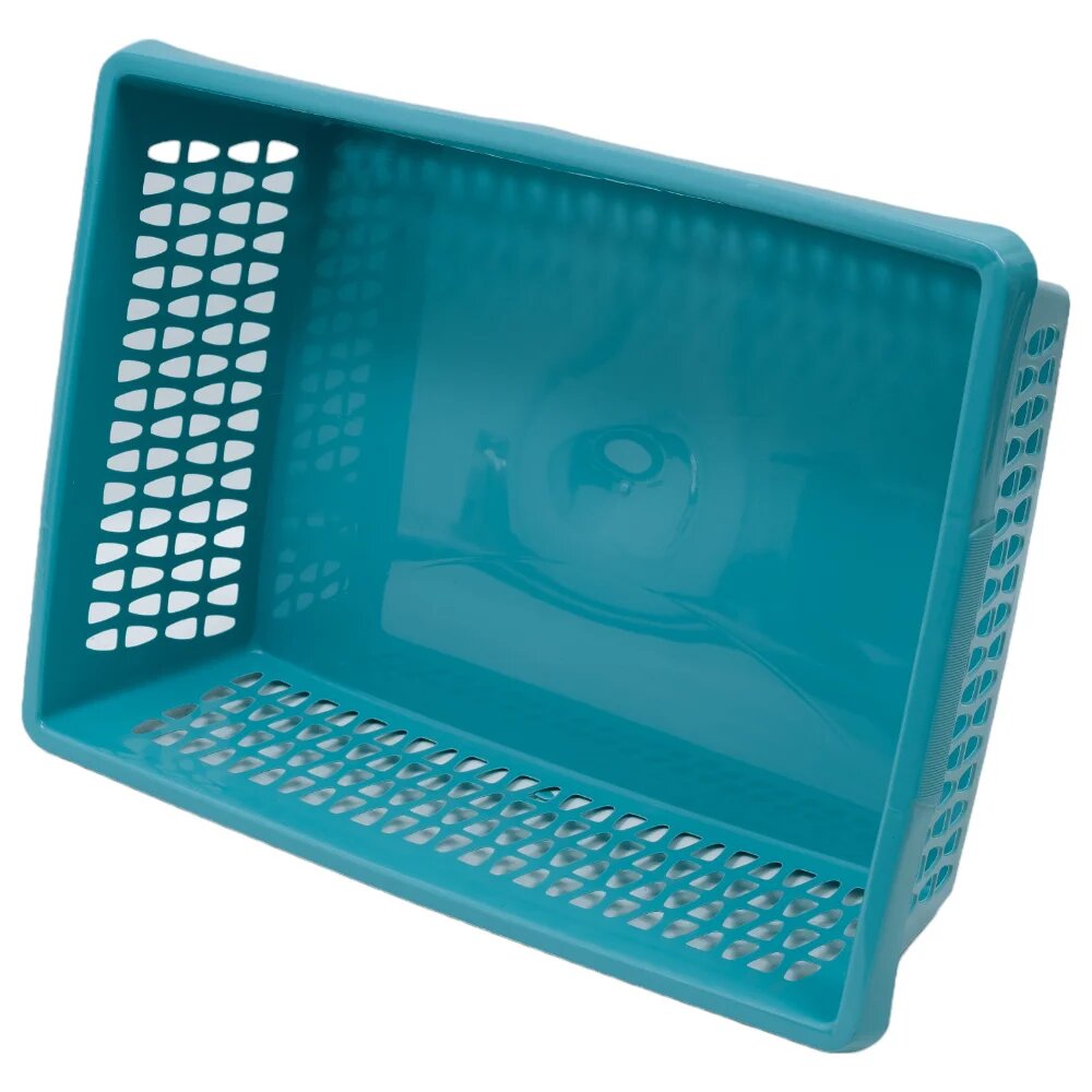 Корзина для хранения Martika Велетта 38x28x11 см, бирюзовая С714БИР