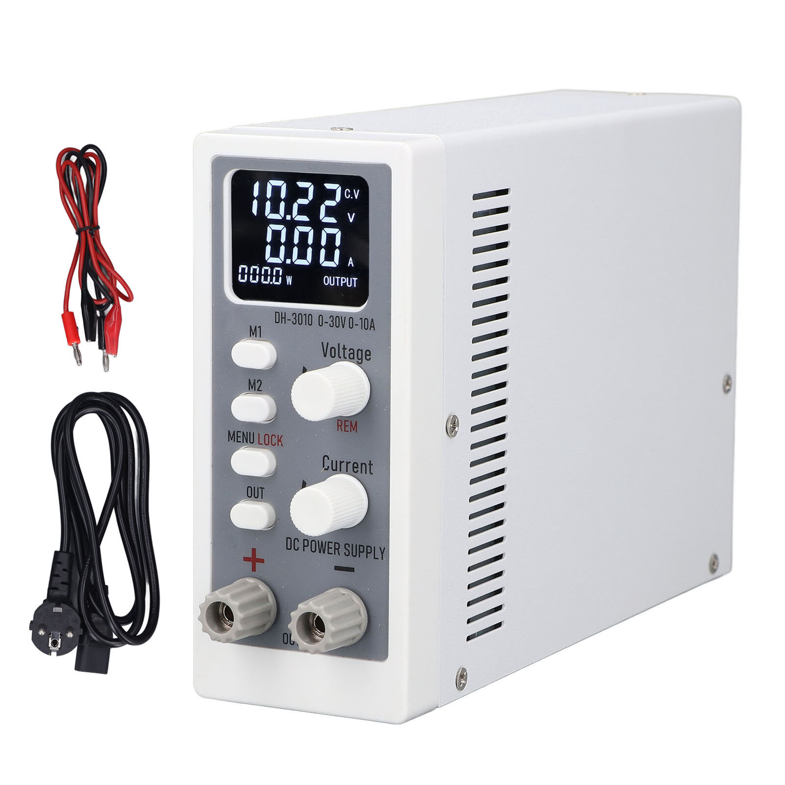 Лабораторный блок питания 300 Вт, 0-30 В / 0-10 А, регулируемый, LED