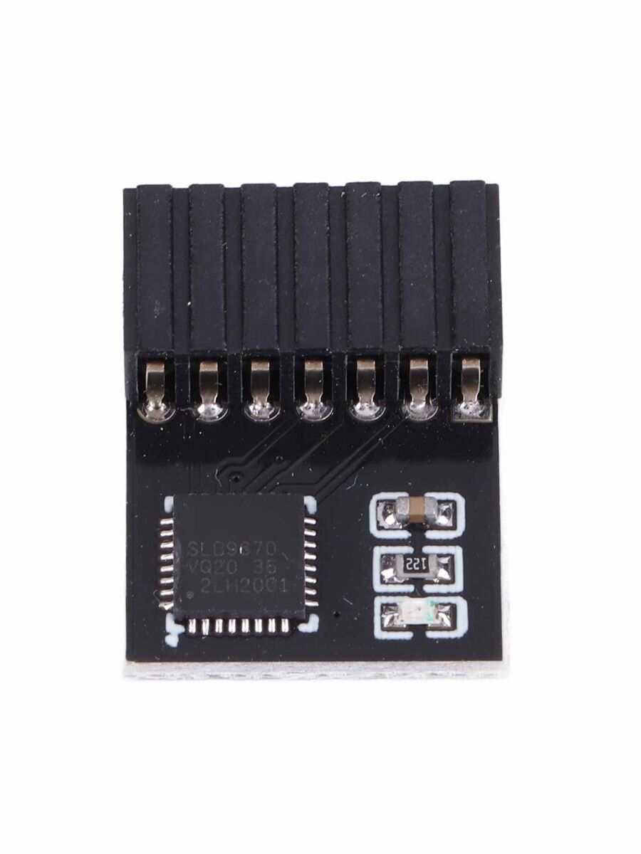 Модуль TPM 2.0, 14-контактный SPI для материнской платы ASUS, модуль безопасности удаленного шифрования карт, модуль SPI TPM 2.0 для улучшенной защиты безопасности