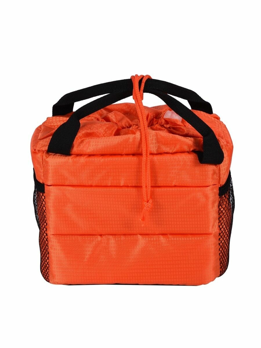 Сумка для цифровой зеркальной камеры с водонепроницаемой вставкой, противоударный чехол с мягкой перегородкой, оранжевая сумка для цифровых зеркальных фотоаппаратов