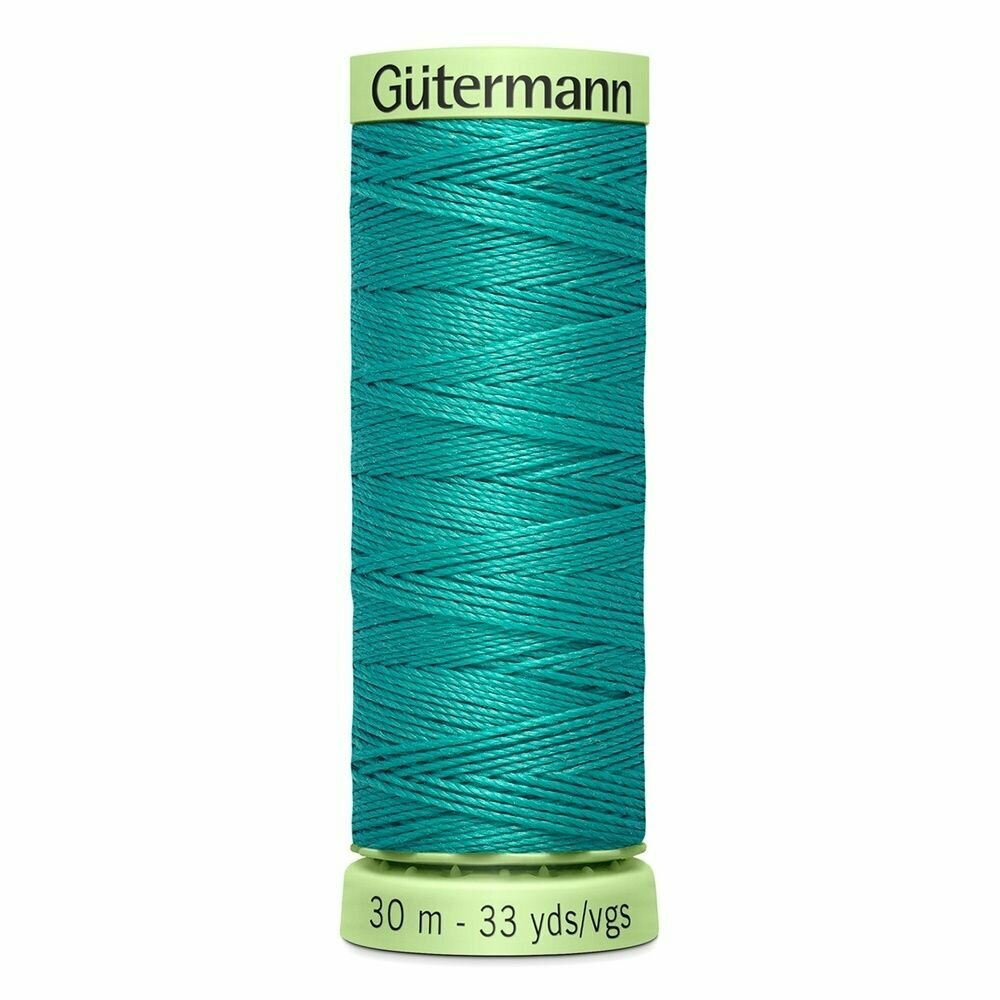 Декоративная нить Gutermann Top Stitch 30/30 м для отстрочки, 100% полиэстер, цвет 235 изумрудный, 5 шт (3)