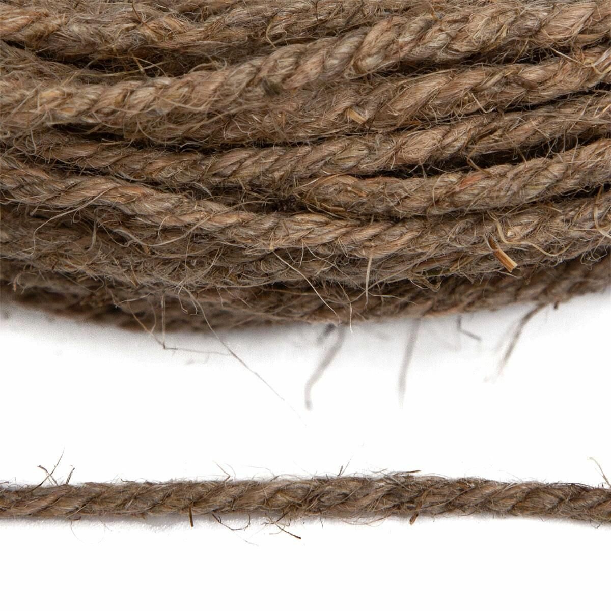 Шнур дизайнерский айрис льняной, d 2,4 мм, 20 м/моток 20 шт