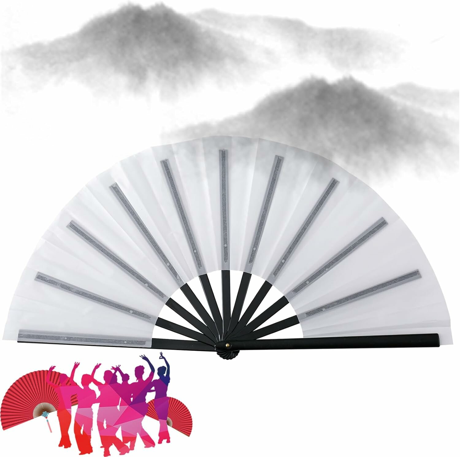 Портативный танцевальный веер Кунг-фу для танцев