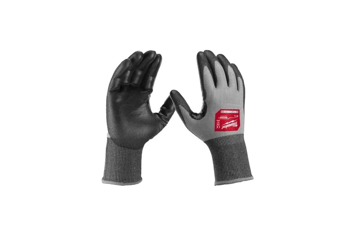 Milwaukee Hi-Dex защитные перчатки 4/D 8/M, модель 4932480502, для рабочих операций
