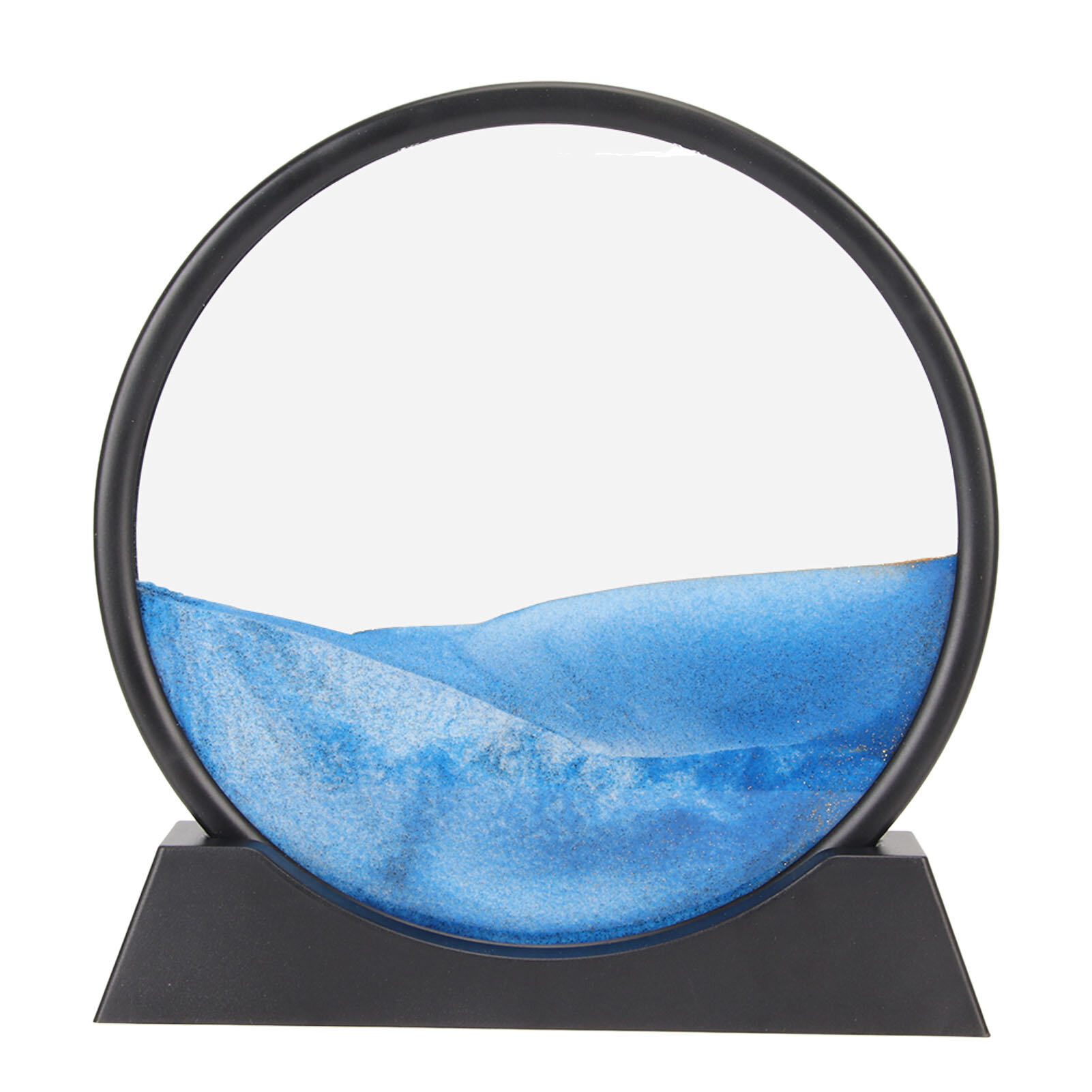 12 -дюймовое движение песка изображение круглой 360 градусов Вращаемое 3D Жидкое движение глубокое морское песчаное песчаное песчаное песцу