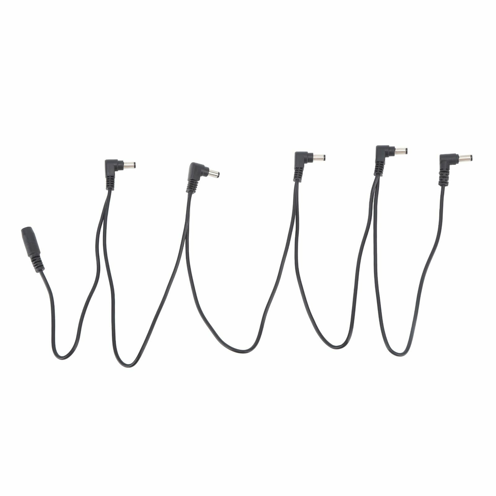 5-контактный кабель последовательного соединения для гитарных педалей эффектов, универсальный разветвитель питания постоянного тока для нескольких педалей