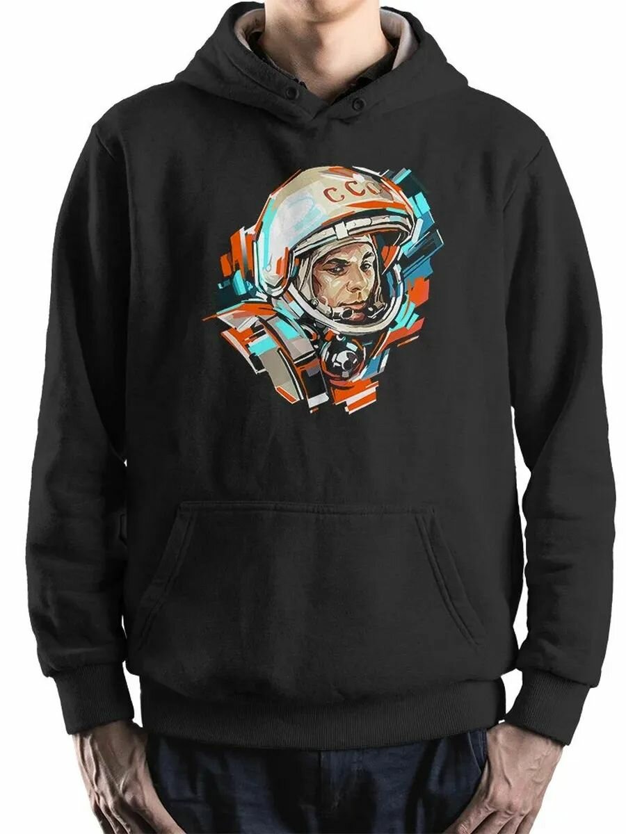 Толстовка Dream Shirts Космонавт Юрий Гагарин / СССР / Толстовка с капюшоном
