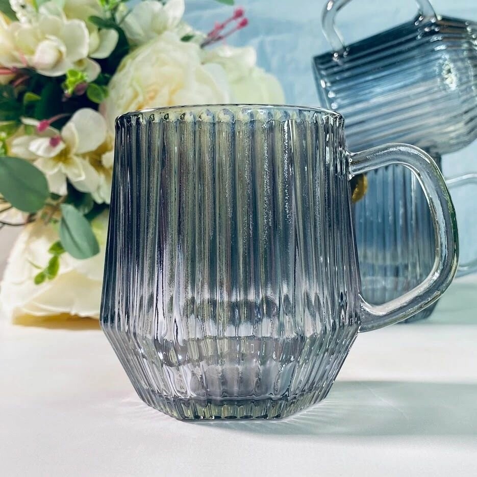 Набор 6 штук Кружка Lenardi 300мл стекло YZ