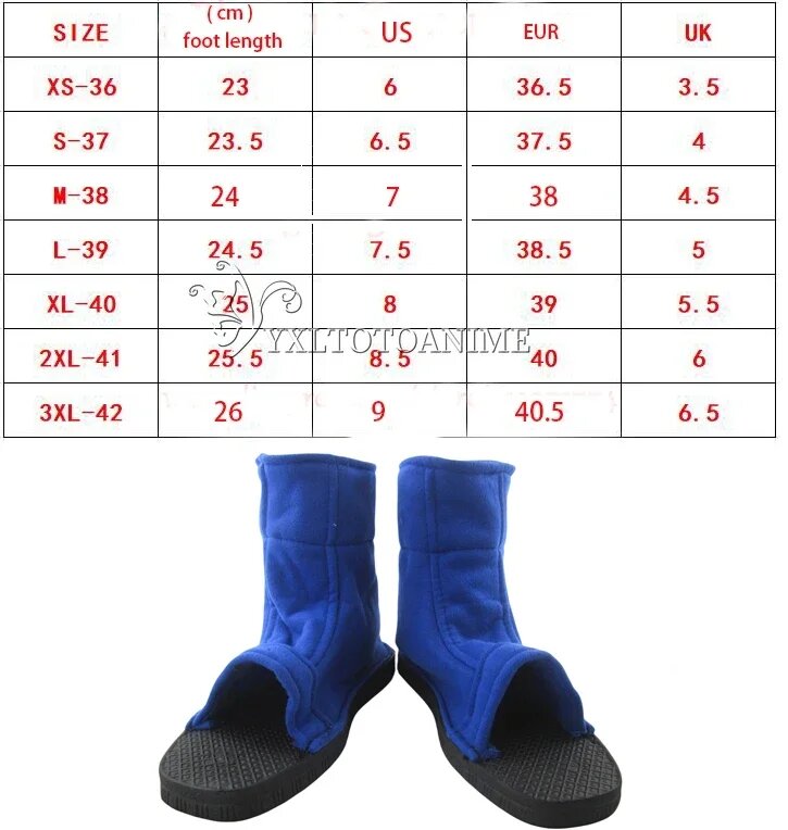 Косплей костюм Харуно Сакура XYLTOTOANIME Синий, XS, shoes B