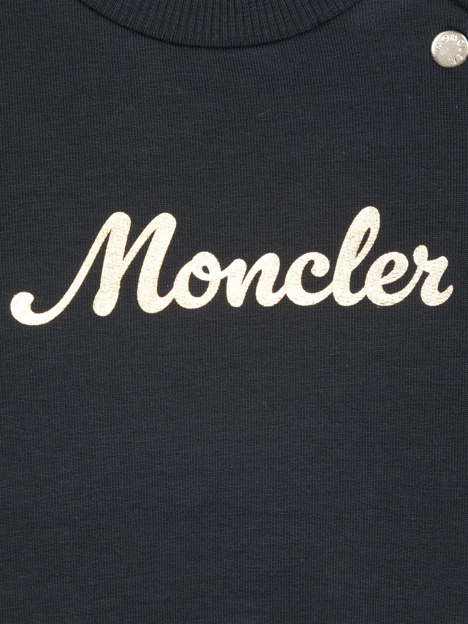 Толстовка Moncler, размер 9-12 мес, синий — фото 1