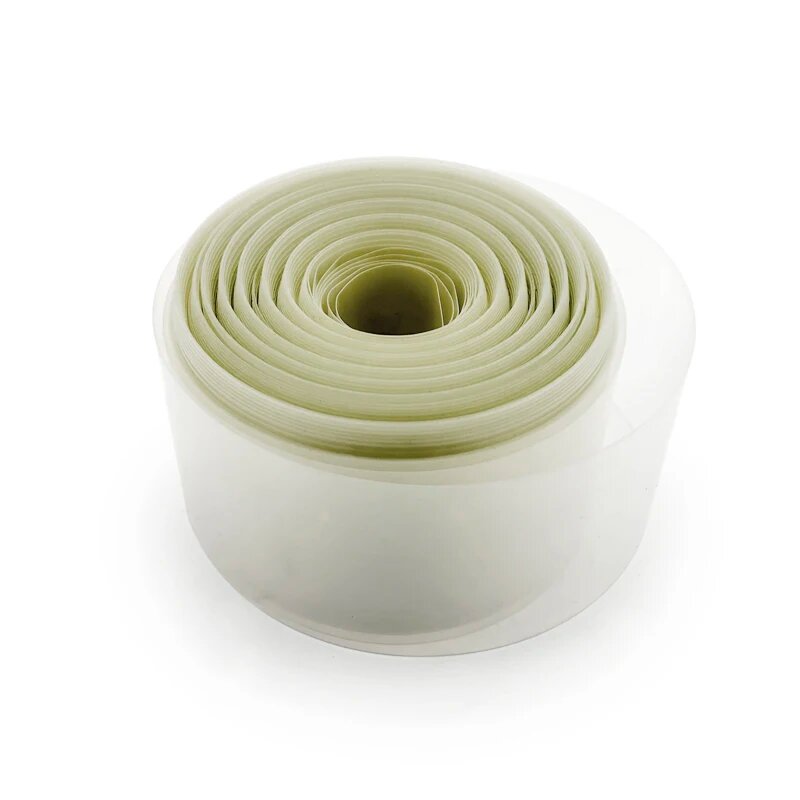 18650 Прозрачная термоусадочная трубка из ПВХ, ширина 30 ~ 250 мм, гибкая, антикоррозийная, водонепроницаемая, с термоусадочной изоляцией от батареи