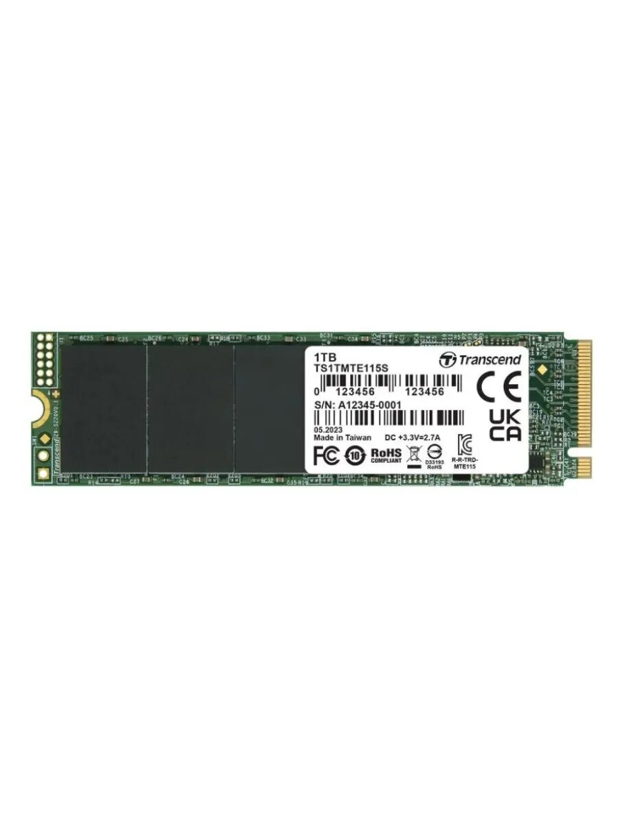 1 ТБ M.2 NVMe накопитель MTE115S TS1TMTE115S - PCIe 3.0