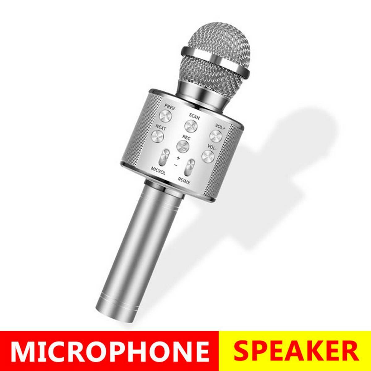 WS858 Echo Микрофон Громкоговоритель для Детей Динамик для Naat Hamd Mehfil Модель Микрофон Караоке