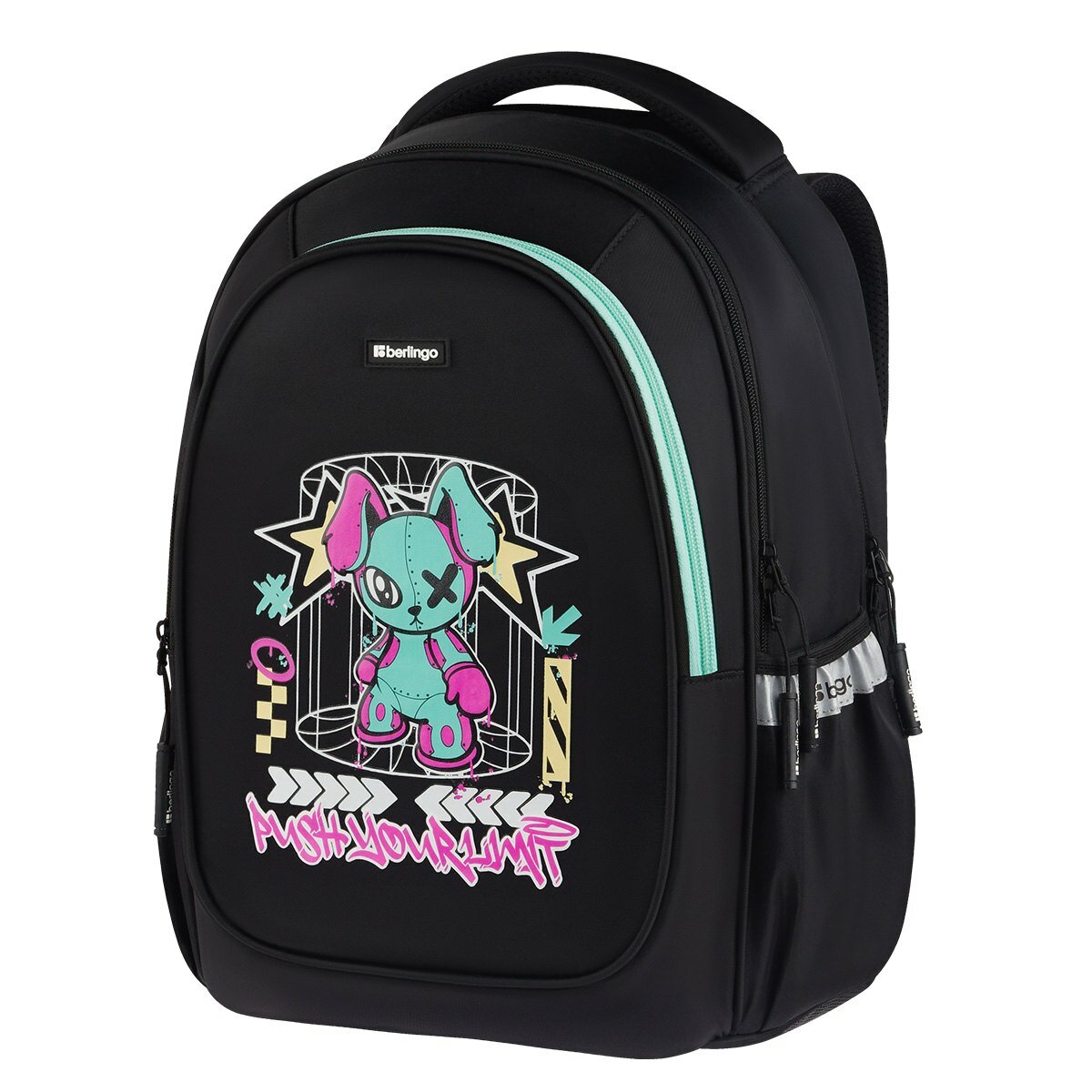 Рюкзак "Push your limits" 3 отделения, 38*30*18 см, эргономичная спинка