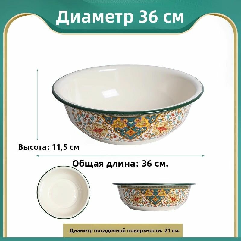 Эмалированная тарелка Kaishangdi, дворцовой стиль, ретро дизайн, для сервировки и блюд