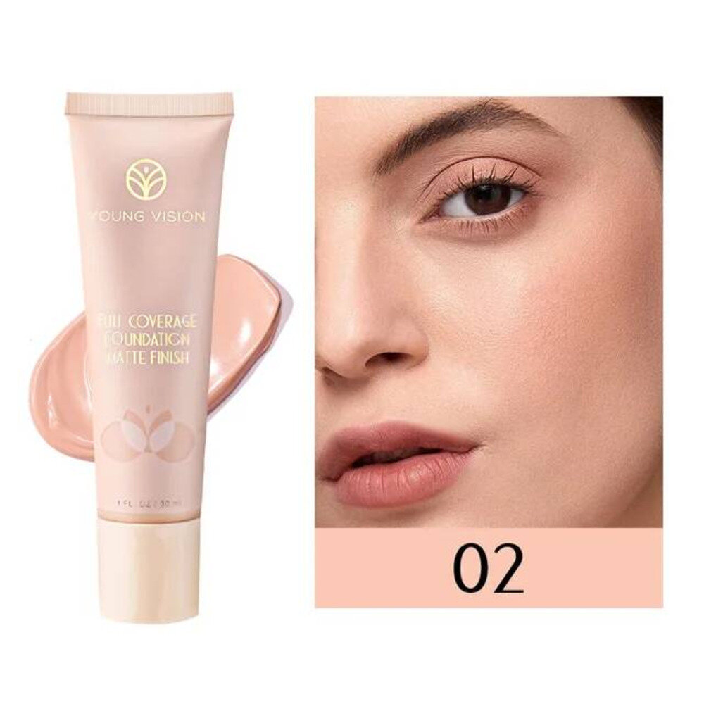 30 мл матовой жидкой тональной основы CC Cream, гладкой, стойкой, контролирующей жирность кожи, водостойкой, с полным покрытием, основы под макияж