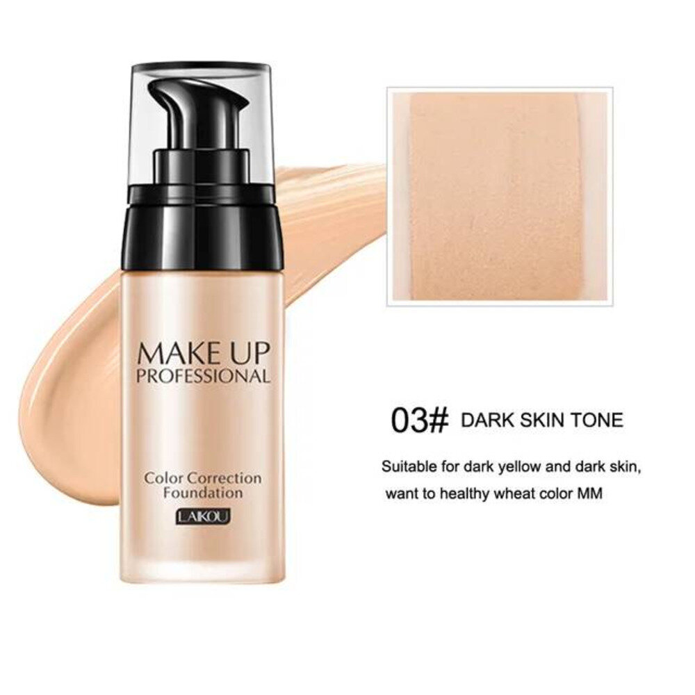 LAIKOU Brand Face Foundation Makeup Foundation Fluid Liquid Foundation BB Cream Concealer Primer Удобная в использовании мягкая основа