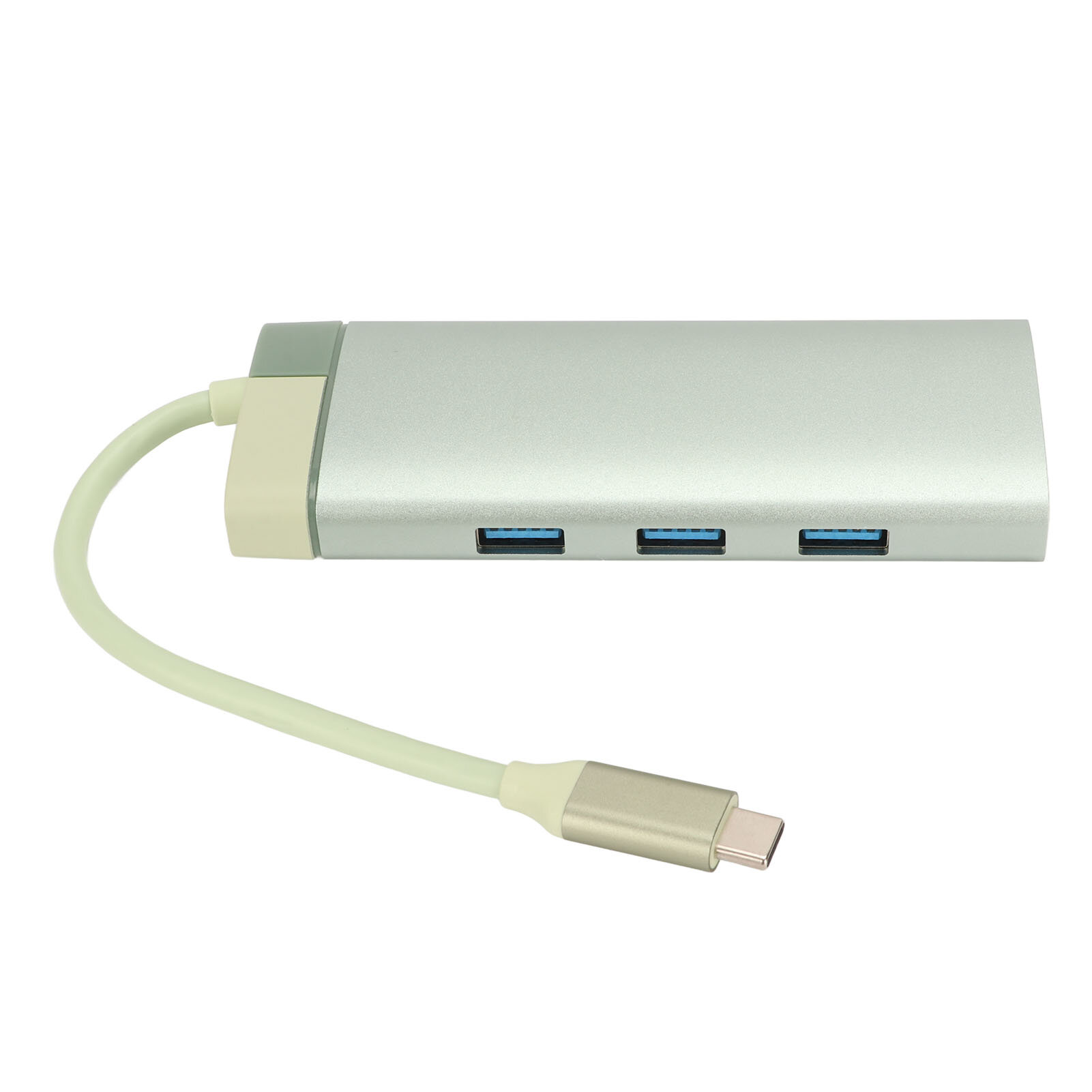 Док-станция 6-в-1 типа C с PD, 3x USB 3.0, HDMI, RJ45, портом расширения для высокоскоростной передачи данных и синхронизации