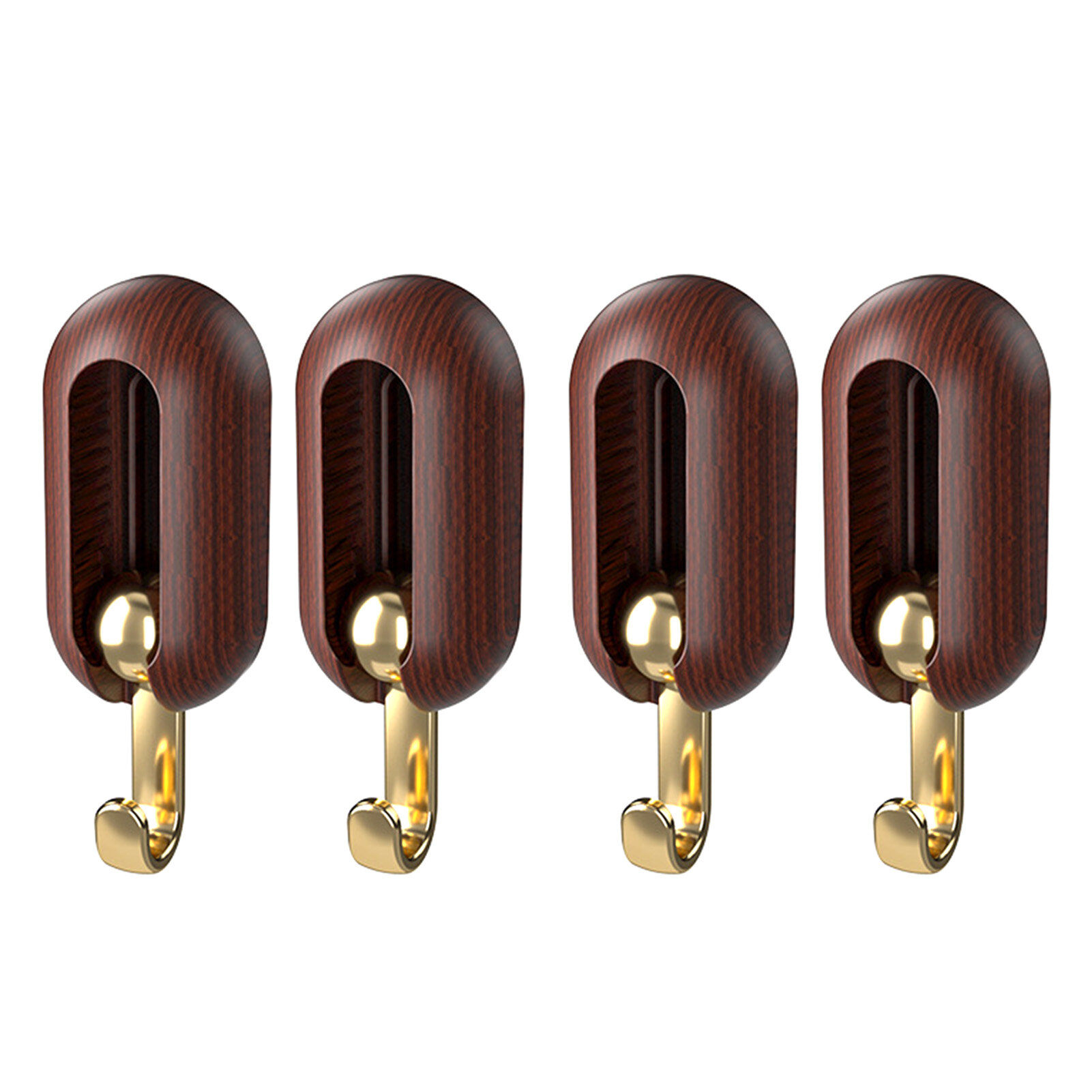 4 шт. Клейтный стеновой крючок 2 кг. Нагрузка вращающаяся складная настенная вешалка для ванной кухни