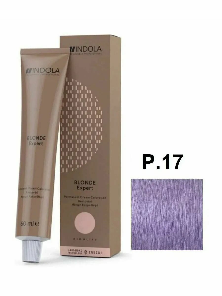 P.17 Краска для волос Indola Blonde Expert Pastel, 60мл
